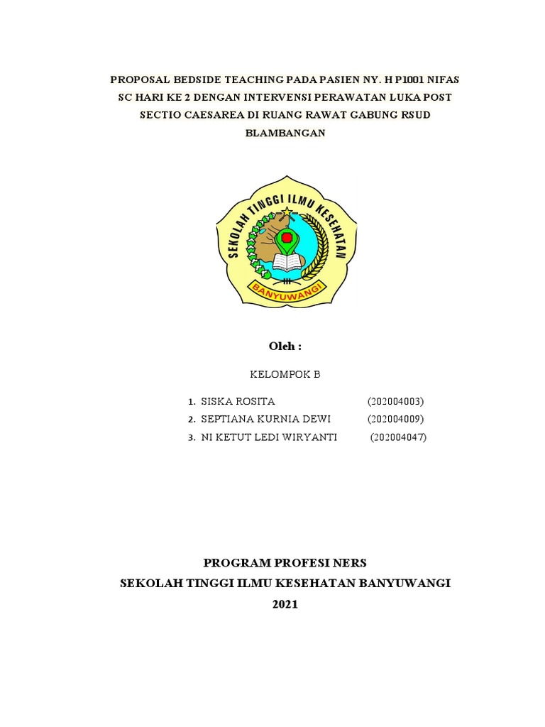 New BST Perawatan Luka Post Op SC | PDF