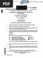 June 2015 p1 (With Answers) | PDF | Debits And Credits | Bookkeeping