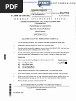 Csec Poa Past Paper 2017 | PDF