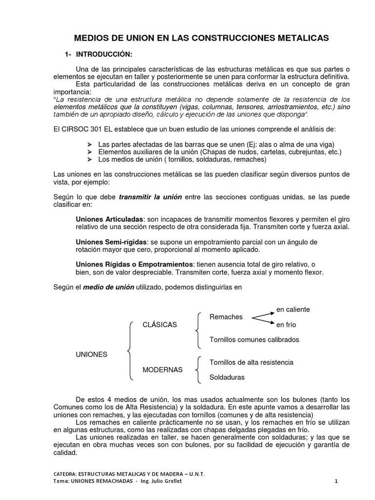 4 Uniones Con Remaches-Cirsoc 1982 | PDF | Remache | Acero