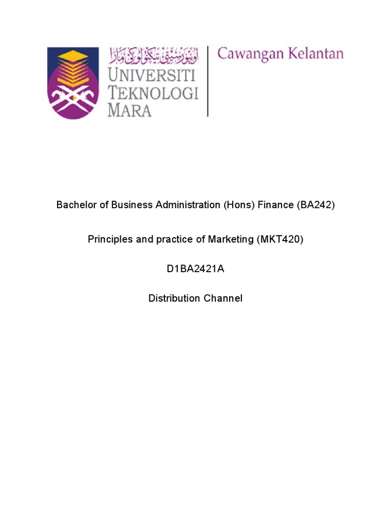 Distribution Channels of Major Brands | PDF | Business | Computers