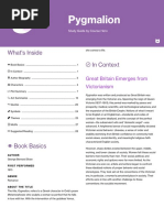 Pygmalion Study Notes | PDF | Pygmalion (Play)