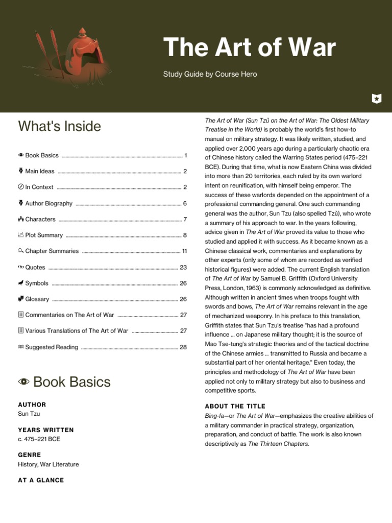 The Art of War | PDF | The Art Of War | Sun Tzu