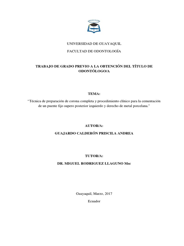 Preparación y Cementación de Puentes | PDF | Dentadura postiza | Boca