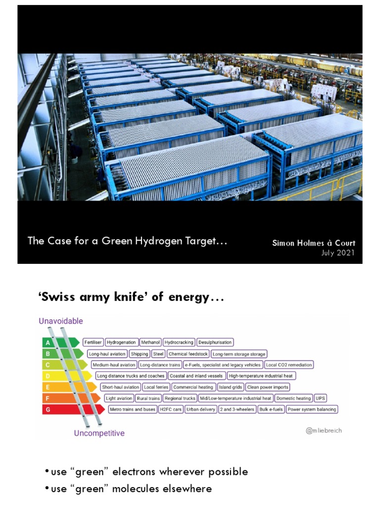 Sec Green Hydrogen Target Pdf