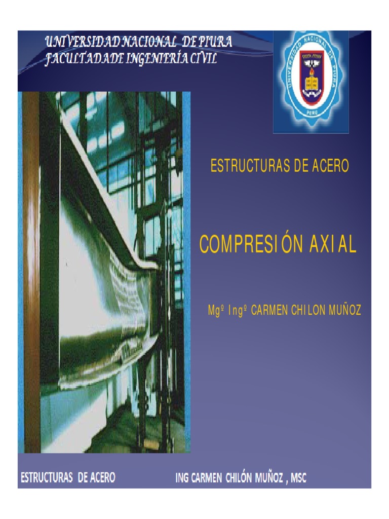 Tema 4 Miembros A Compresion | PDF | Pandeo | Rigidez