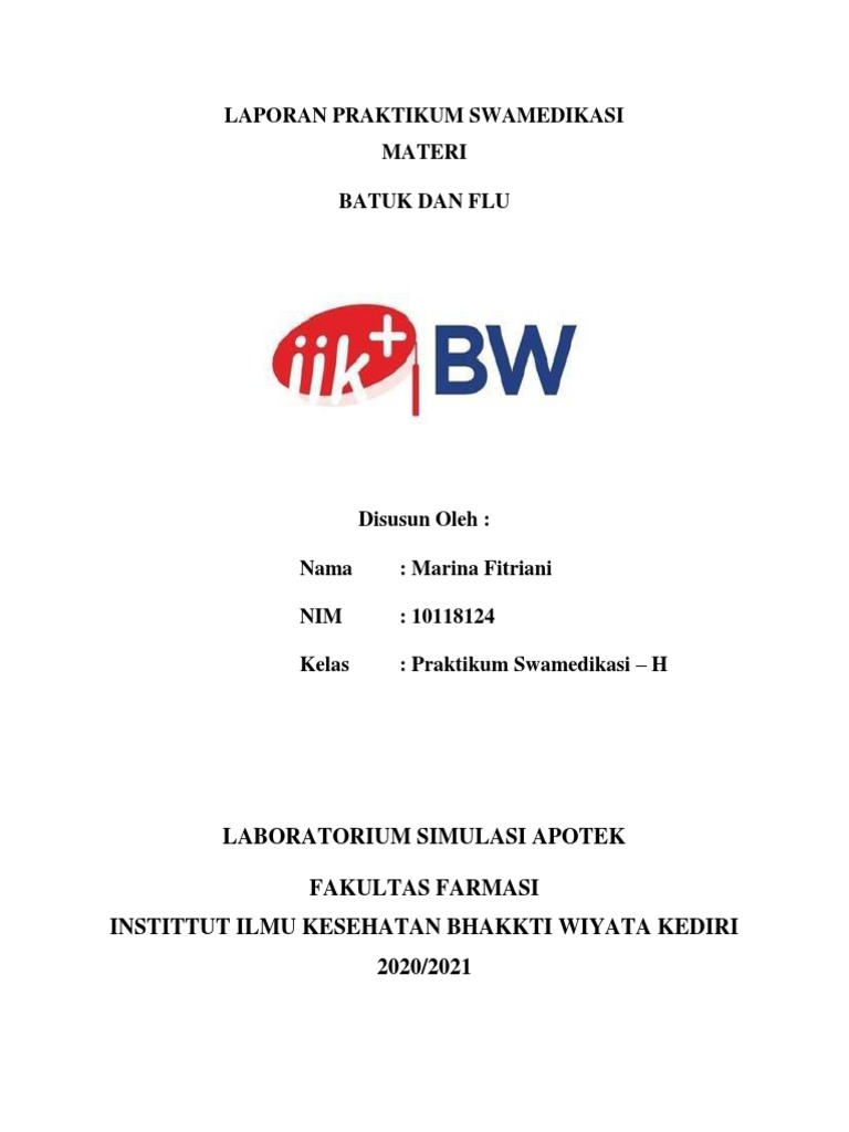 Swamedikasi Kasus Batuk Flu | PDF