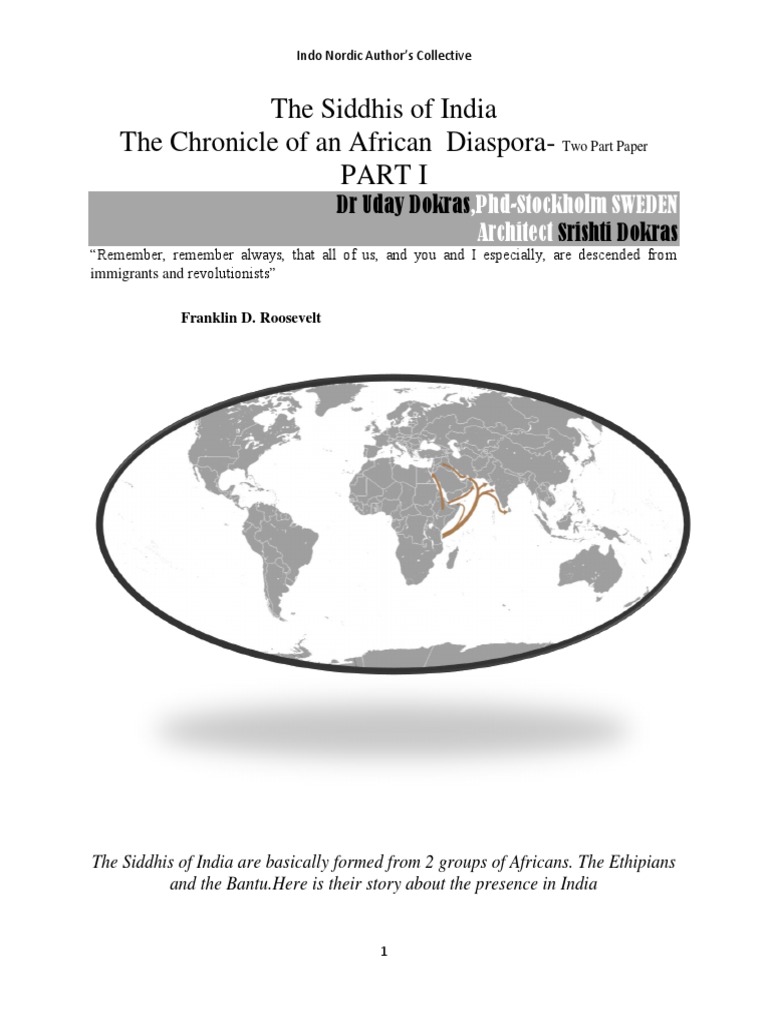 The Siddhis of India | PDF | Diaspora | Unrest