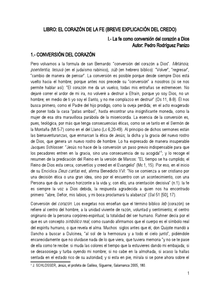 La conversión del corazón | PDF | Elijah | Fe