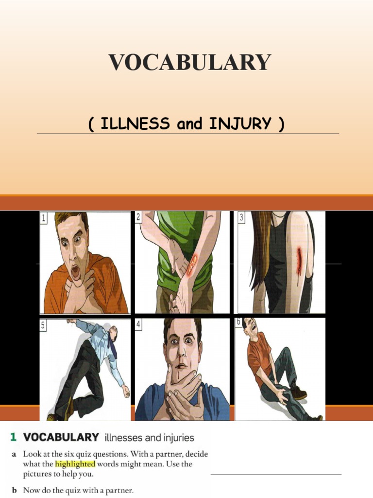 Vocabulary: (Illness and Injury) | PDF | Emergency Medical Services ...