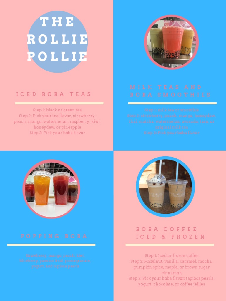 Boba Tea Flavors and Menu Options | PDF | Self-Improvement
