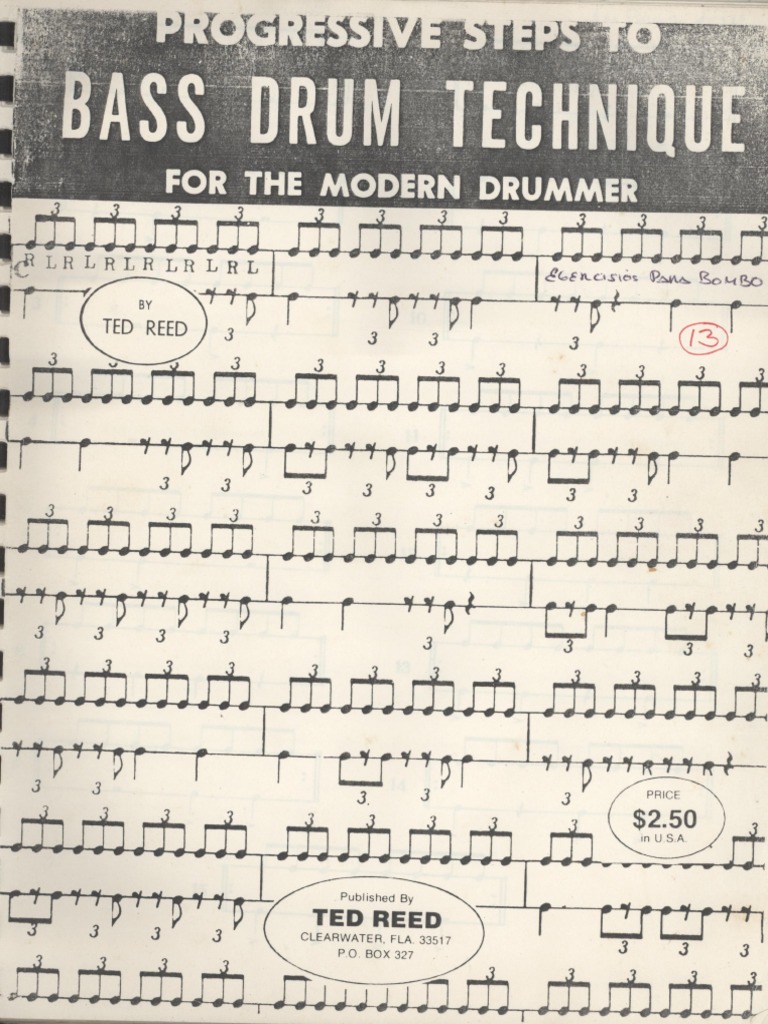 Ted Reed - Progressive Steps To Bass Drum Technique For The Modern ...