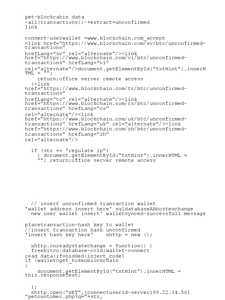 Blockchain Unconfirmed Transaction Hack Script 3 PDF Free | PDF ...