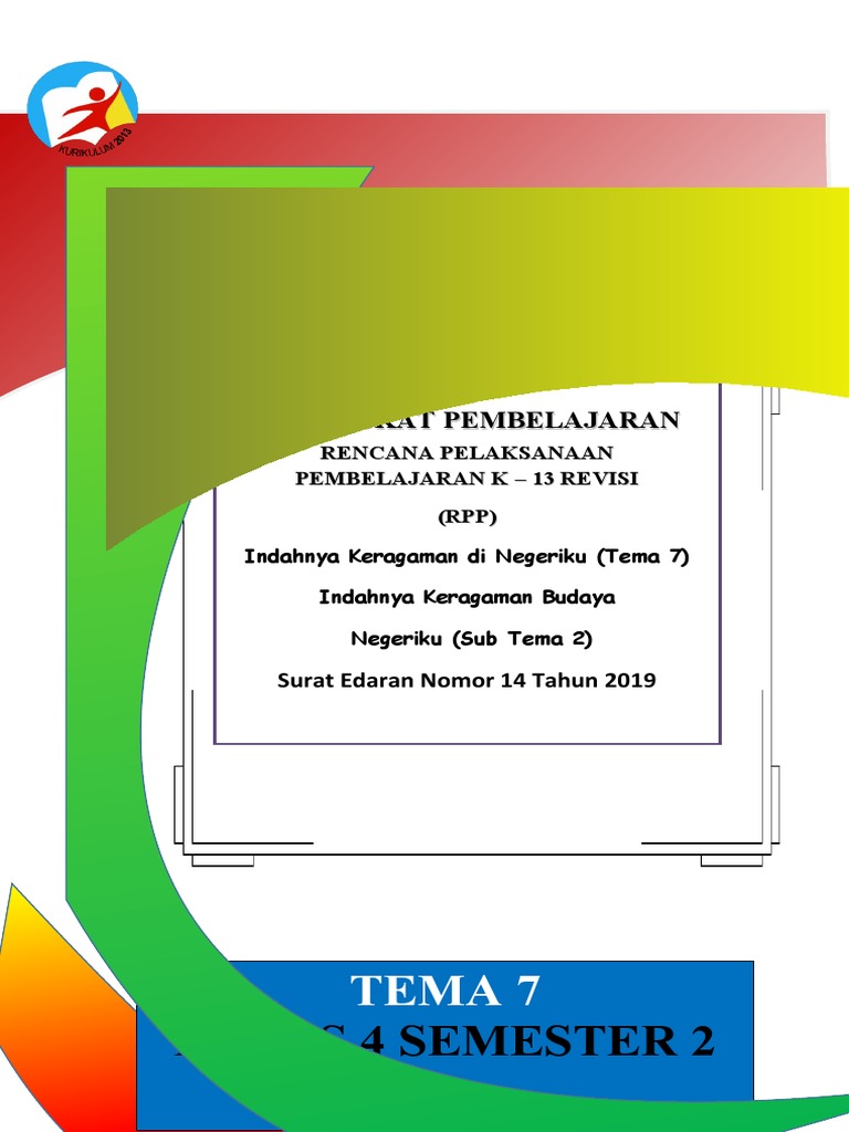 RPP K4 T7 ST 2 Lembar | PDF | Griya & Taman