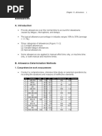 Table: ILO Recommended Allowances | PDF | Physics | Applied And ...