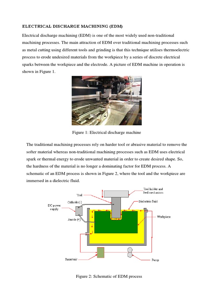 Electrical Discharge Machining | PDF | Machining | Physical Quantities