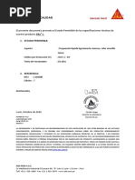 Certificado de Calidad Latex Pato | PDF