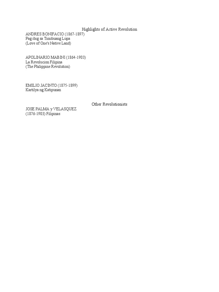 Highlights of Active Revolution | PDF | History