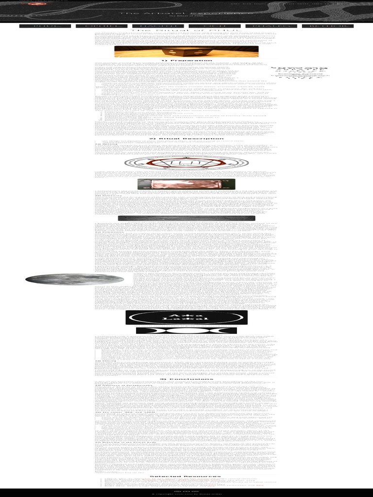 PHUL - Olympic Spirit of The Moon | PDF | Prayer | Senses