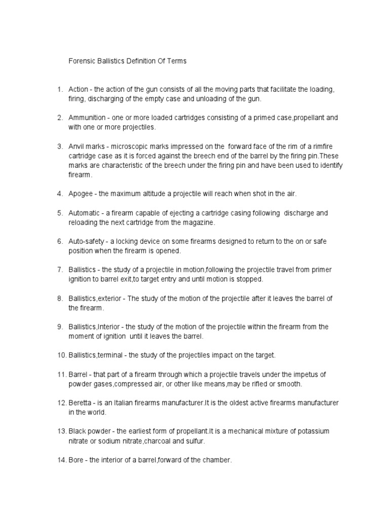 Forensic Ballistics | PDF | Cartridge (Firearms) | Gun Barrel