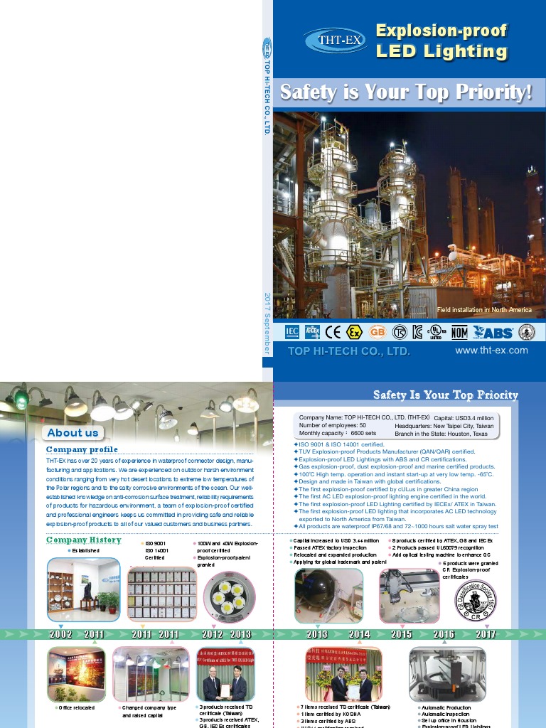 Safety Is Your Top Priority: Explosion-Proof LED Lighting | PDF ...