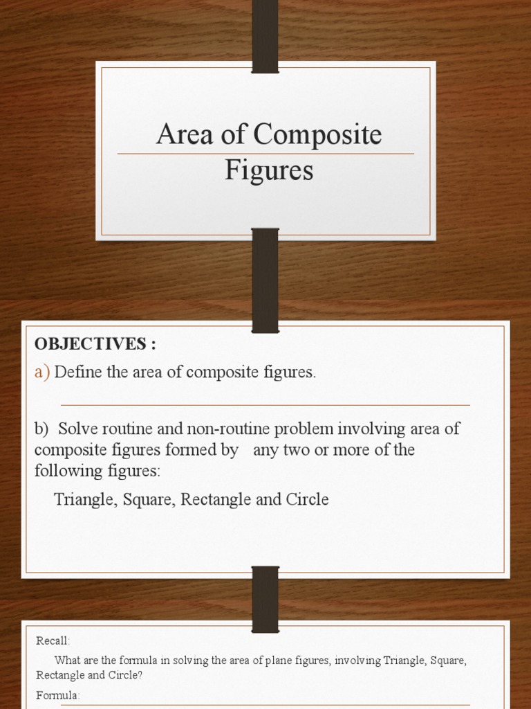 Area of Composite Figures Explained | PDF