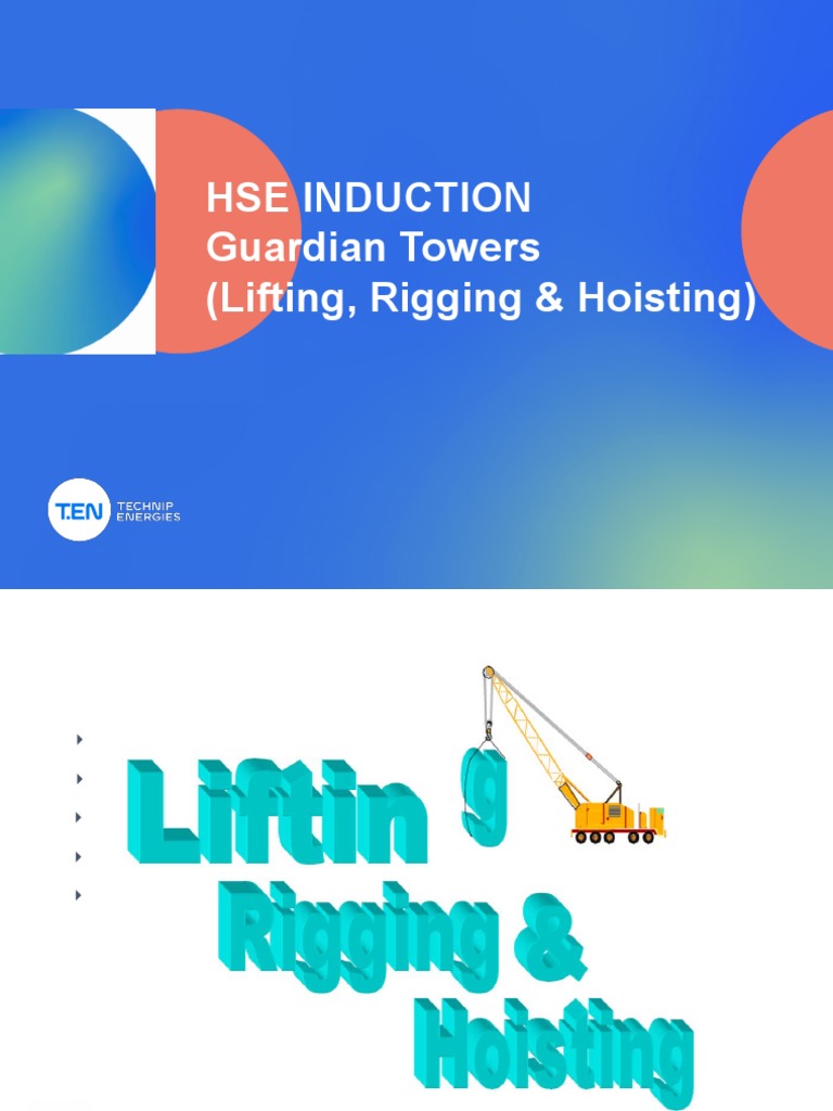 Rigging Lifting Hoisting | PDF