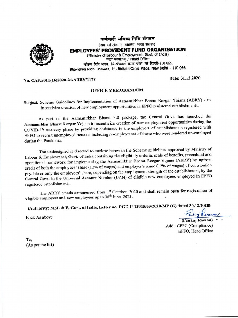 ABRY Scheme Guidelines | PDF | Employment | Economies