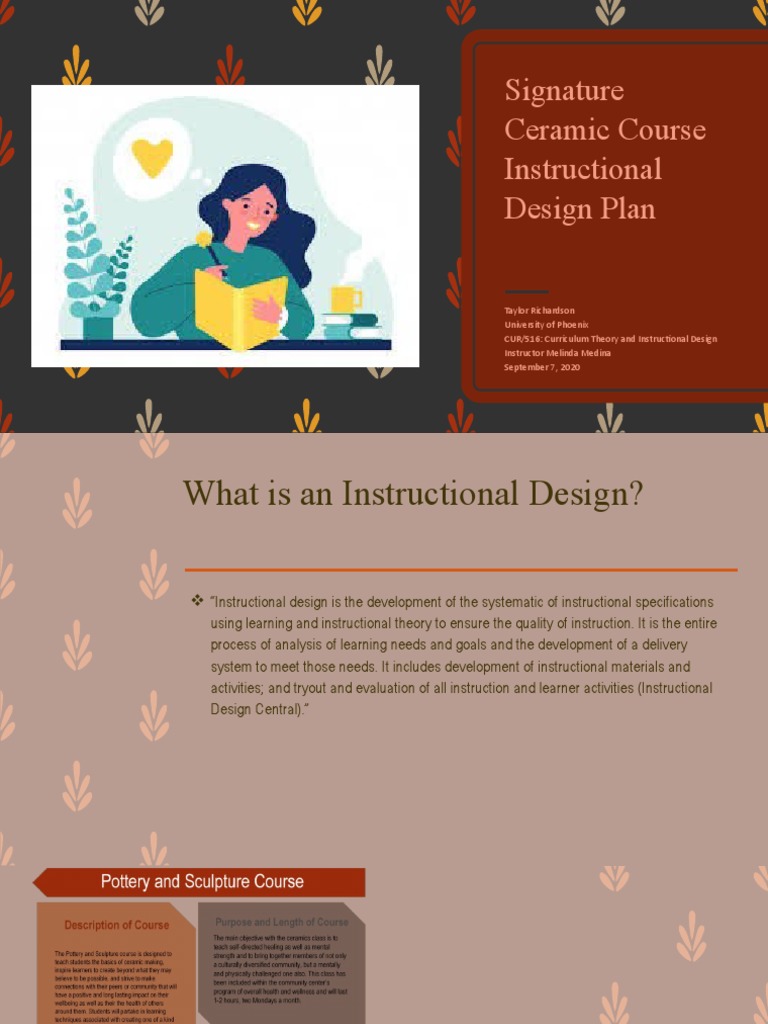 Cur 516 Signature Assignment Presentation TMR | PDF | Instructional Design | Teaching Method