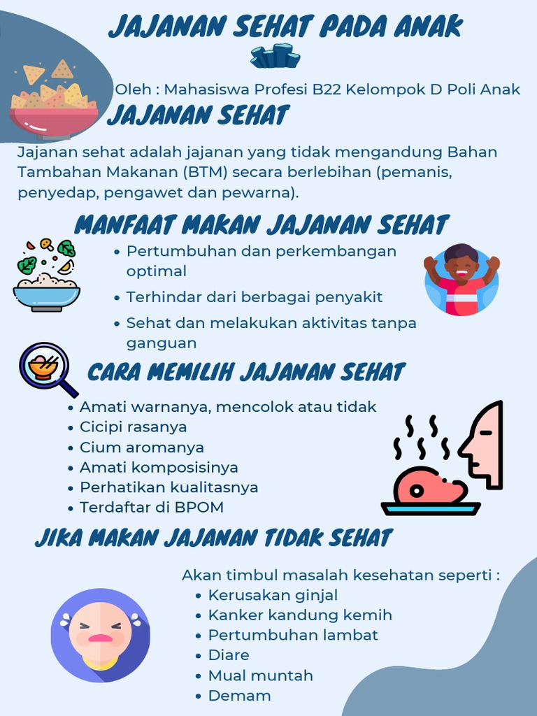 Poster Jajanan Sehat | PDF