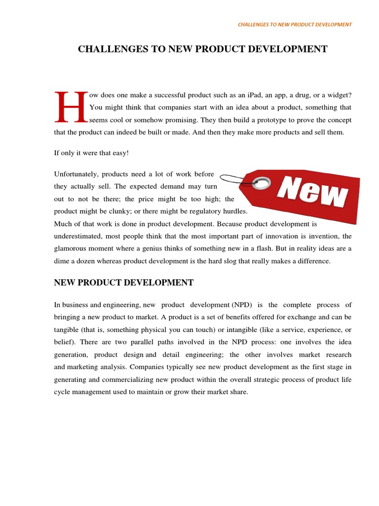 MM 2020 Challenges To NPD Final | PDF | New Product Development | Facebook