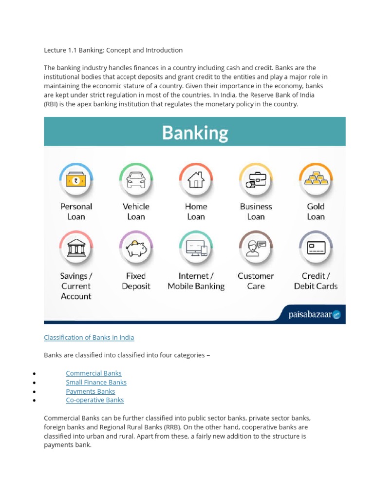 Banking Structure in India | PDF | Banks | Reserve Bank Of India
