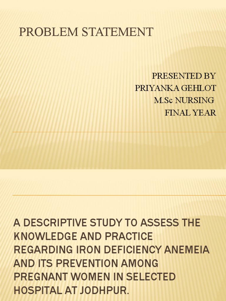 OBG Nursing Research Problem Statements | PDF | Gestational Diabetes ...