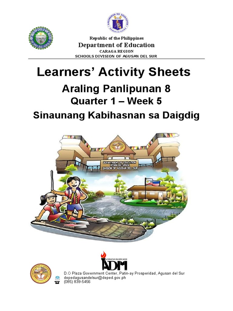 AP8 - Q1 - W5 Sinaunang-Kabihasnan - Fin | PDF
