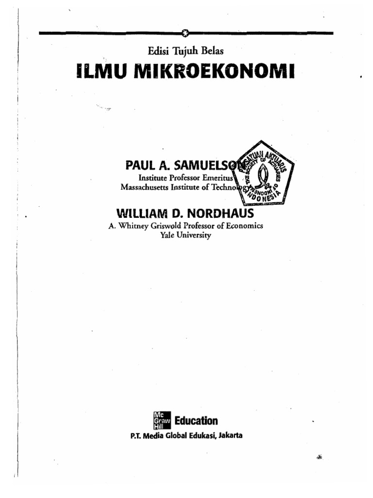A30 Ilmu Mikro Ekonomi Samuelson | PDF