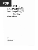 Sadono Sukirno MAkro Ekonomi Edisi Ketiga. Intro PDF | PDF