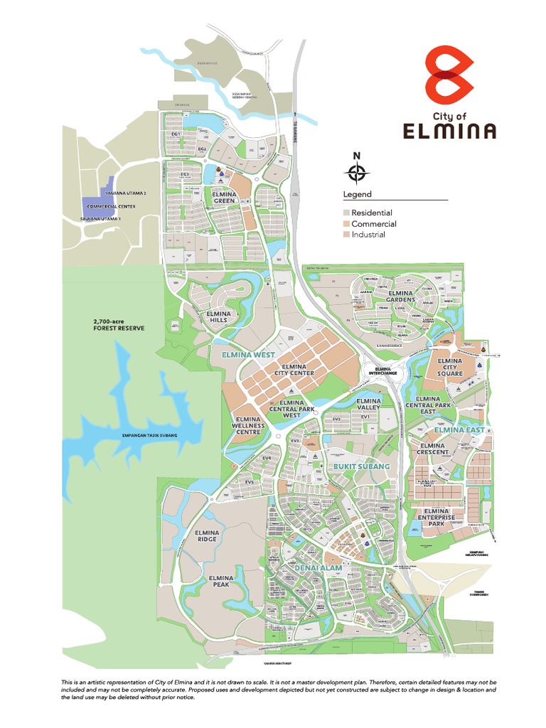 Elmina Master Layout Plan PDF | PDF