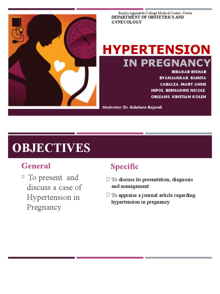 Hypertension in Pregnancy | PDF | Childbirth | Hypertension