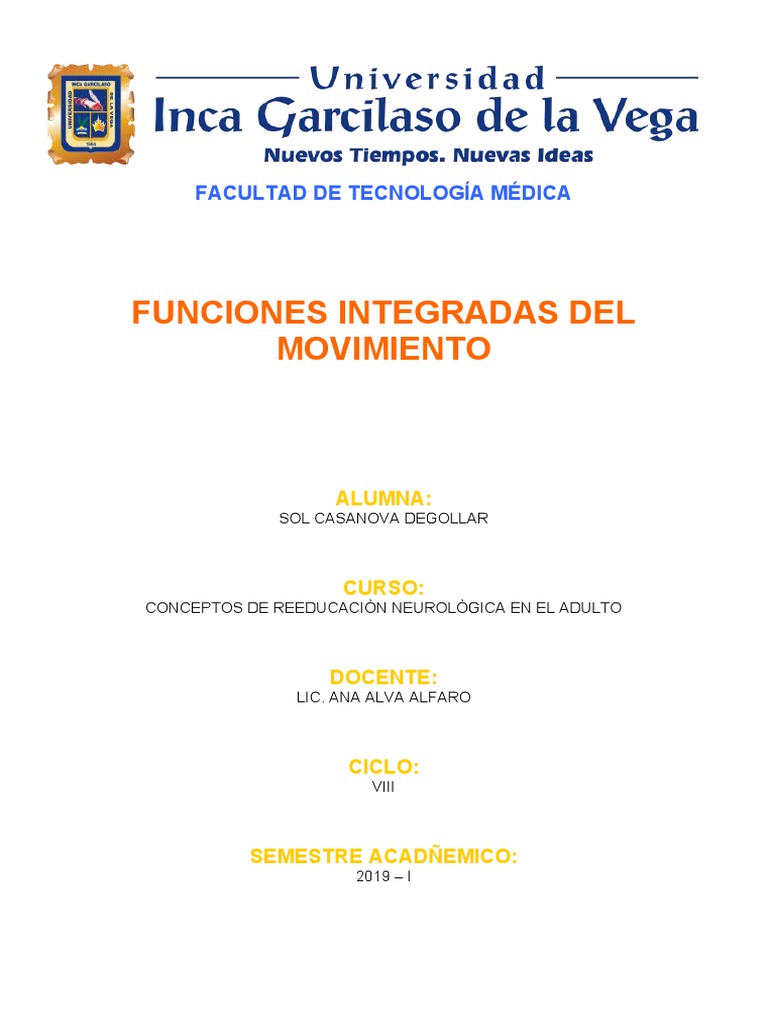 Funciones Integradas | PDF | Cerebelo | Cerebro