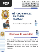 Método SIMPLEX Tabular PDF | PDF | Programación lineal | Algoritmos