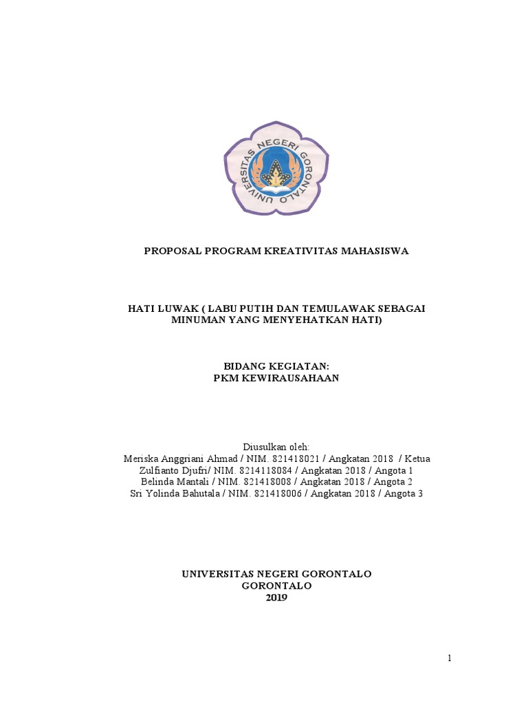 PKM-K Labu Ptih | PDF