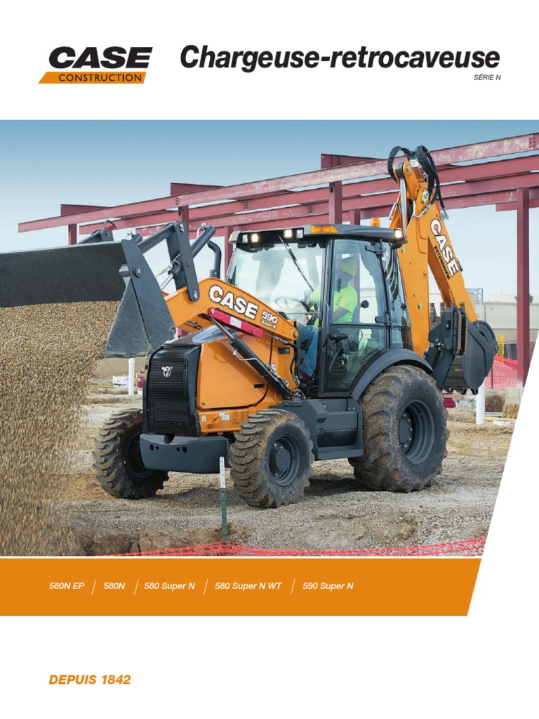 Backhoe Loader Brochure FR 201710 | PDF | Moteur diesel | Science