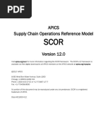 CCOR Quick Reference | PDF | Supply Chain | Supply Chain Management