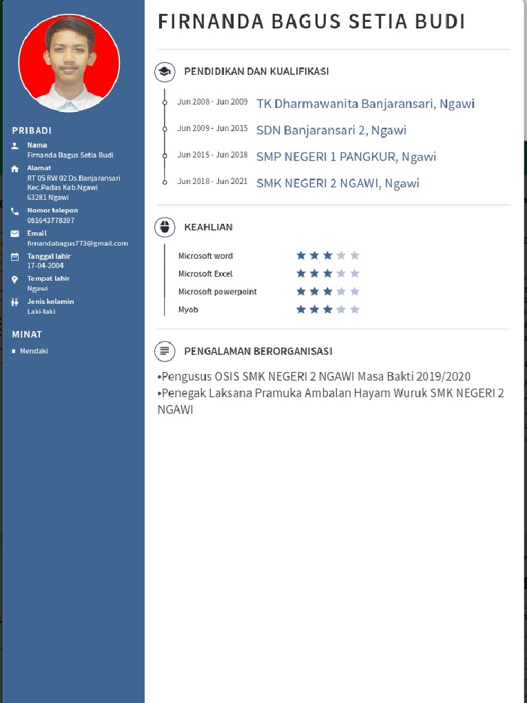 Contoh VC Lamarannpekerjaan | PDF