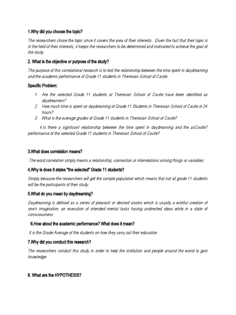 Mock Defense Questions and Answers | PDF | Questionnaire | Survey ...