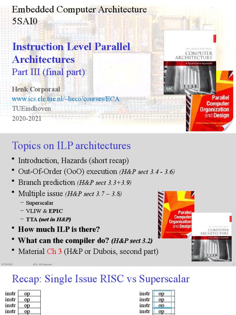 ILP-Architectures Part III | PDF | Parallel Computing | Integrated Circuit