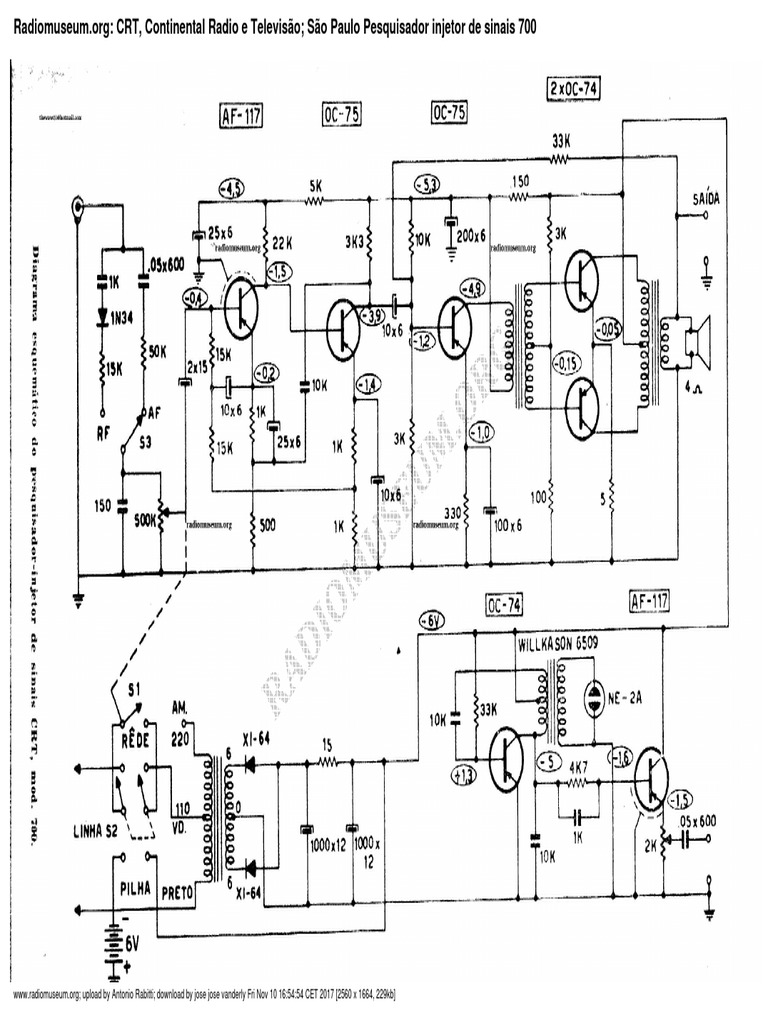 Schematic crt700 | PDF