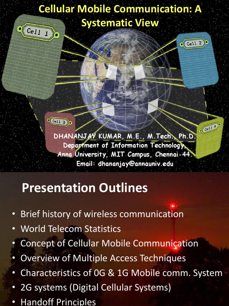 History of Cellular Mobile Communication | PDF | Cellular Network | Radio