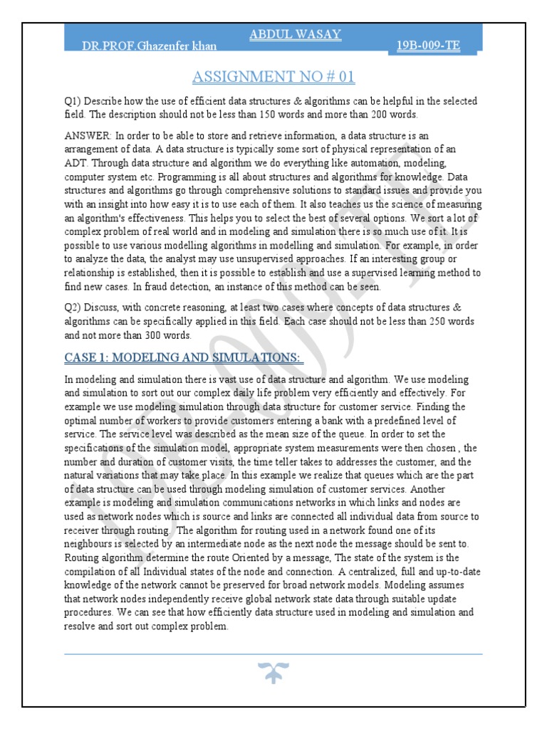 DSA ASSIGNMENT 1 and 2 | PDF | Queue (Abstract Data Type) | Routing