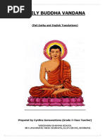 Pali Sinhala English Vandana Book | PDF | Buddhist Practices | Buddhist Philosophy